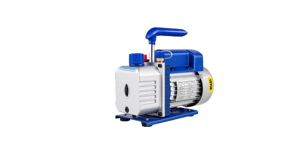 Air Conditioning Vacuum Pump, 9CFM Flow Rate, 1HP Motor, Deep Vacuum ...