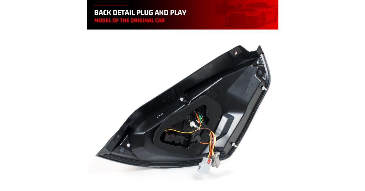 LED Tail Lights, Sequential Turn Signal, Waterproof Design, Plug-and ...