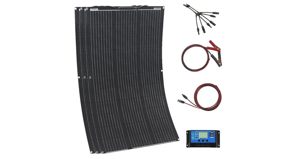 Rugalmas napelemkészlet, 300W teljesítményű, nagy hatékonyságú ...