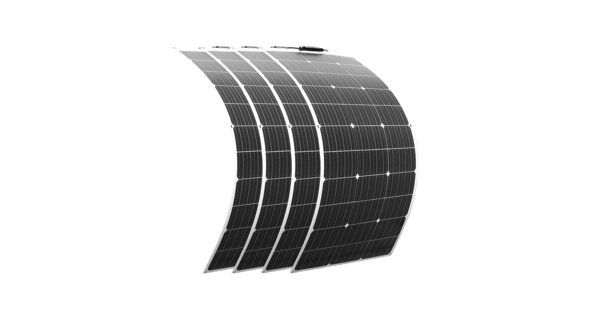 Rugalmas napelemes panel, nagy hatékonyságú 100W/120W, könnyű ...