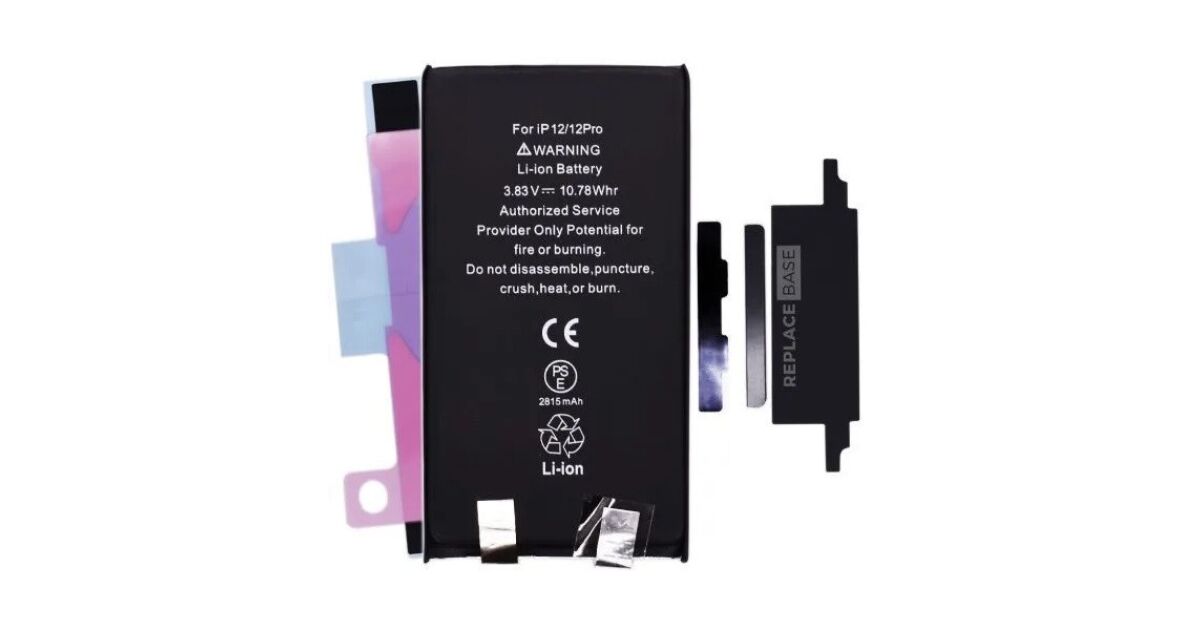 Apple iPhone 12 / 12 Pro 2020 (6.1) akkumulátor BMS nélkül L-Ion ...