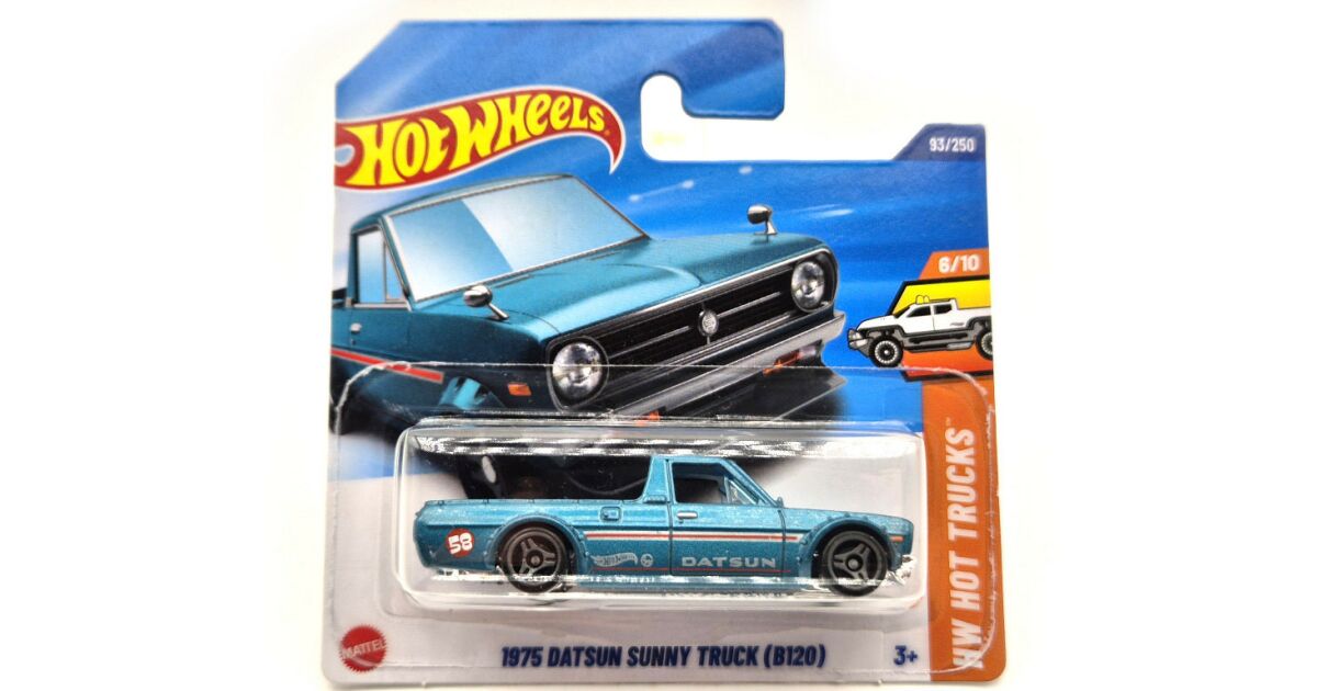 Hot Wheels Datsun Sunny Truck (B120) (1975) - HW Hot Trucks 6/10 - 93/250 - Hot Wheels - 1:64 ...