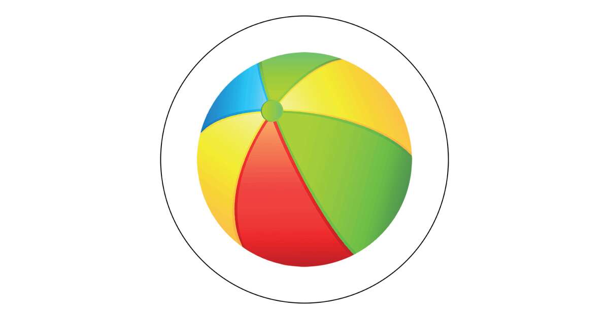 Öntapadós Ovis jel csomag Strand labda mintával | Pepita.hu