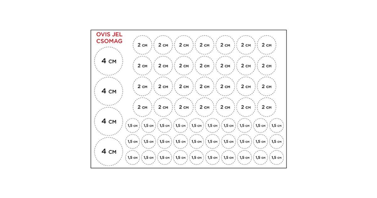 Öntapadós Ovis jel csomag Strand labda mintával | Pepita.hu