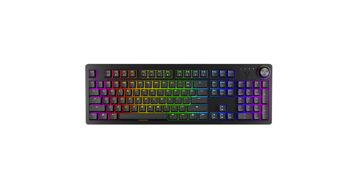 Yenkee Panzer 2.0 Wired Mechanical Gamer Keyboard US - FEkete | Pepita.com