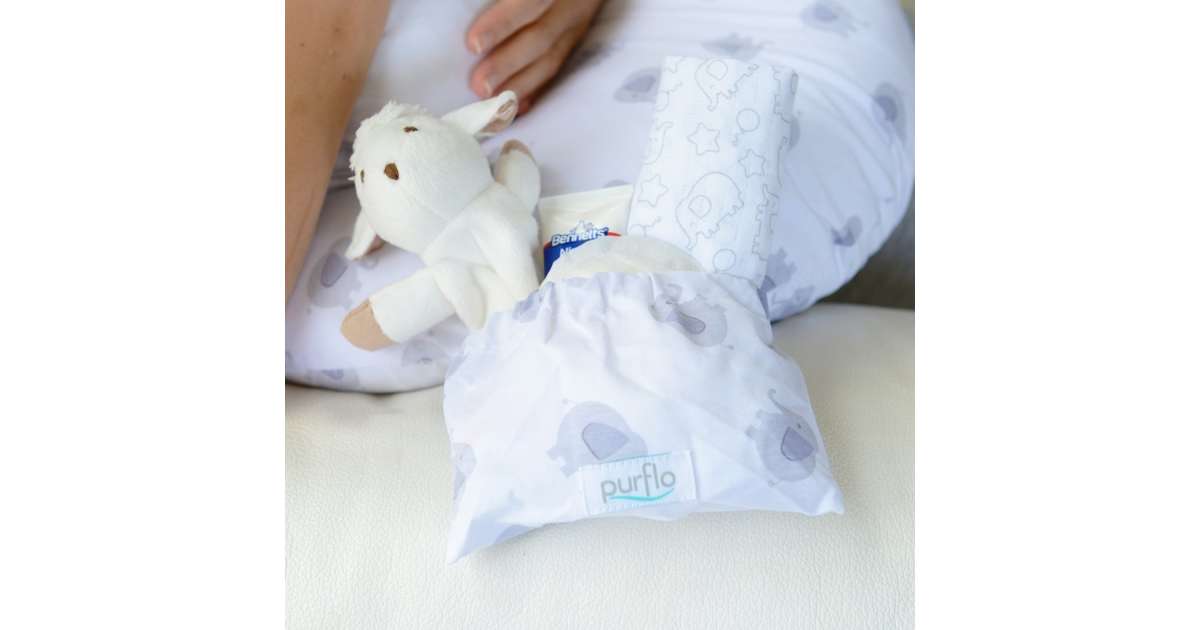 Purflo Szoptatós párna - Elefántos | Pepita.hu