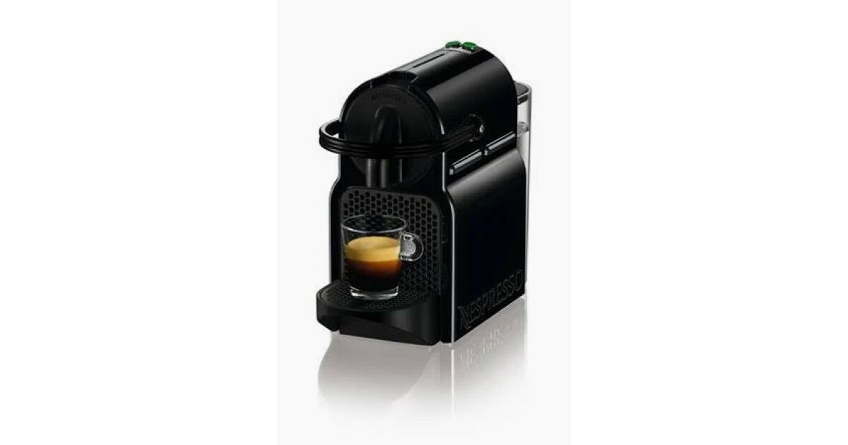 Delonghi Nespresso Inissia kávégép fekete szinű 7db ajándék kapszulával ...