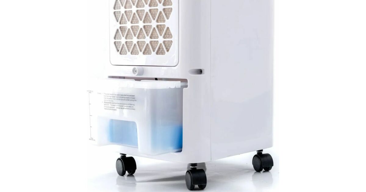 Ventilator cu racitor si purificator de aer mobil ZENET ZET-483.1 Mini ...