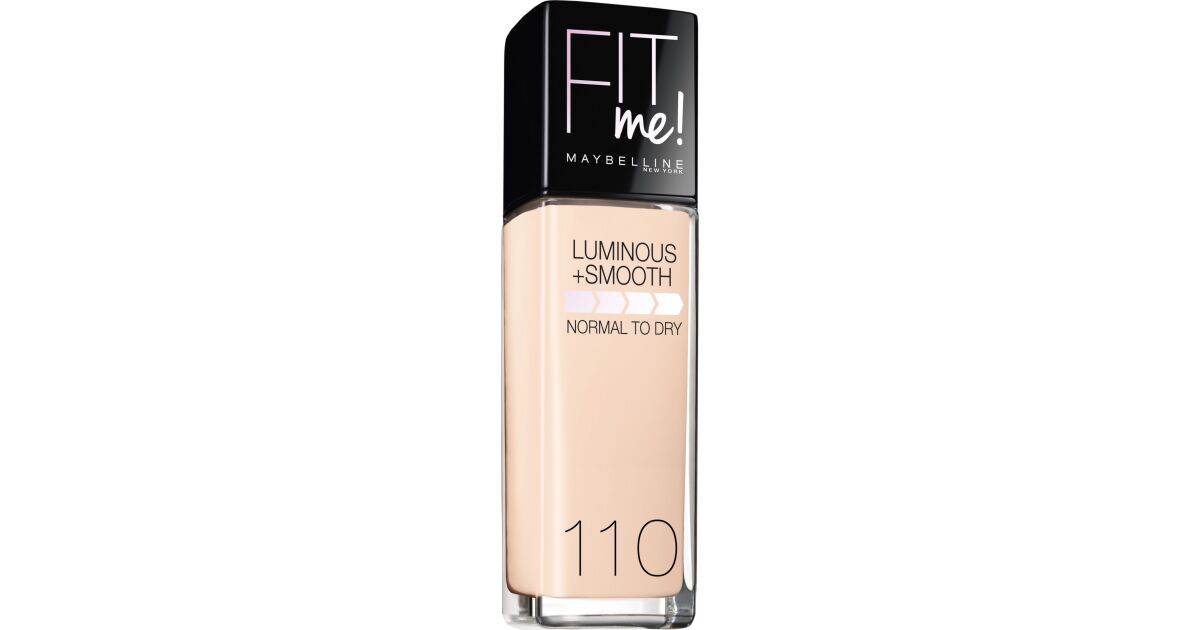 Maybelline New York Fit me Luminous + Smooth 110 Porcelain alapozó, 30 ...