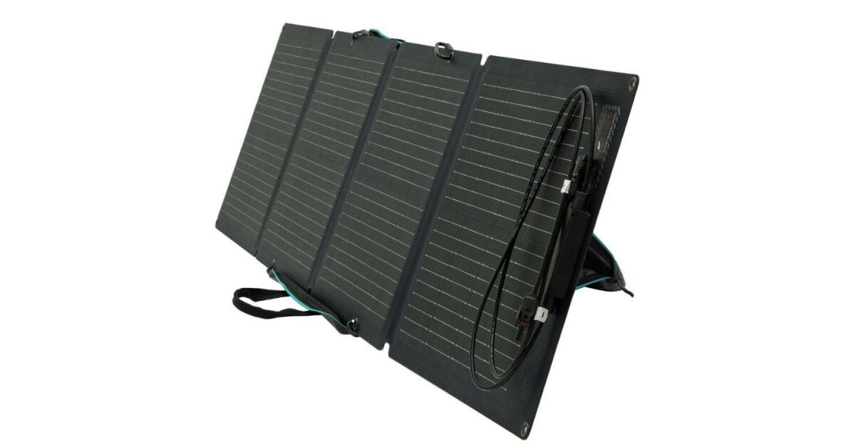 Panou solar fotovoltaic portabil EcoFlow, pliabil, 110W, IP68 | Pepita.com