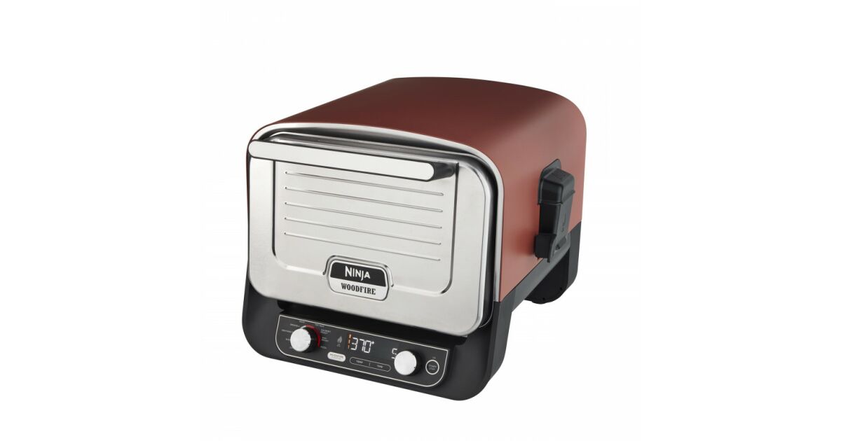 Ninja Woodfire OO101EU elektromos sütő, 2400 W, 8 program, időzítő, LED ...