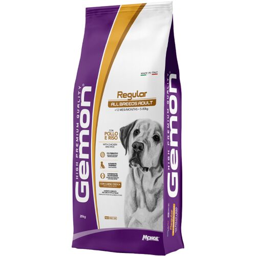 Gemon Adult Regular Száraz Kutyatáp (Csirke és Rizs) - 20 kg | Pepita.hu