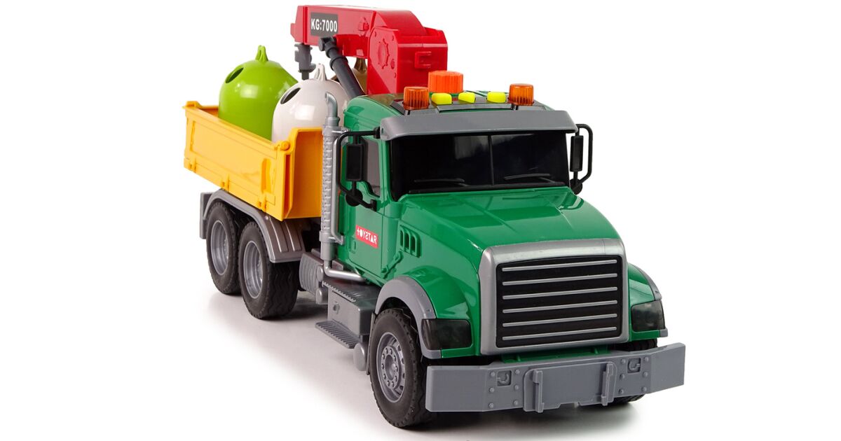 LKW Auto Kran Transport Mülltonne Sound | Pepita.com