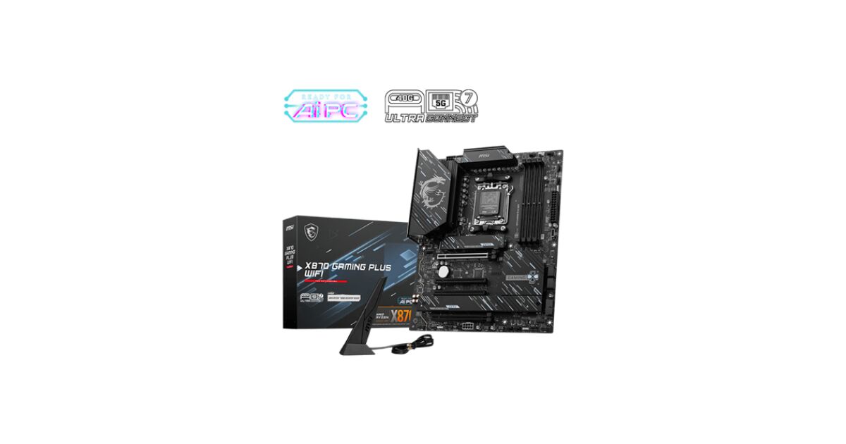 Msi alaplap am5 mag x870 gaming plus wifi amd x870, atx MAG X870 GAMING ...