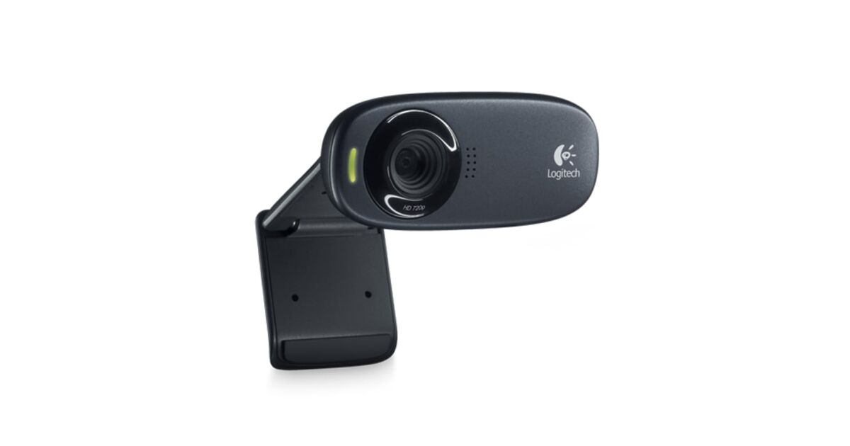 Logitech HD C310 Webcam 1280 x 720 Pixel USB 2.0 Schwarz | Pepita.com