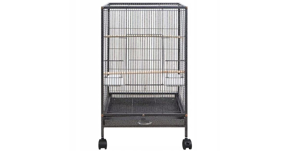 Kovová klietka pre exotické domáce vtáky voliéra veľká 80 cm | Pepita.com