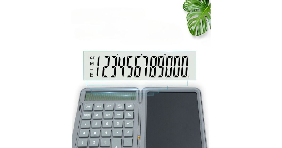 Calculator de Mana Reincarcabil cu Tabla de Scris, KipHome, Calculator ...