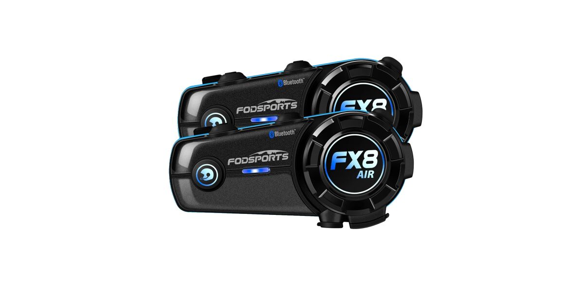 Motorcycle Helmet Intercom, Wireless Bluetooth Headset, FM Radio ...