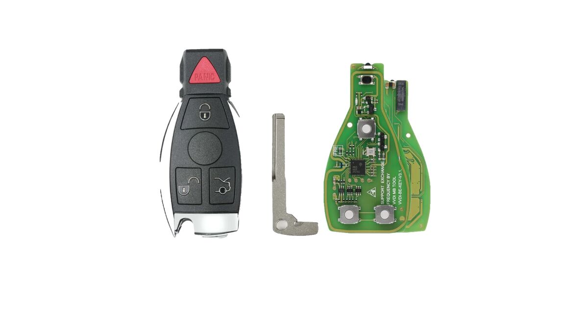A VVDI BE Key Pro, továbbfejlesztett verzió, intelligens key Shell, 5 ...