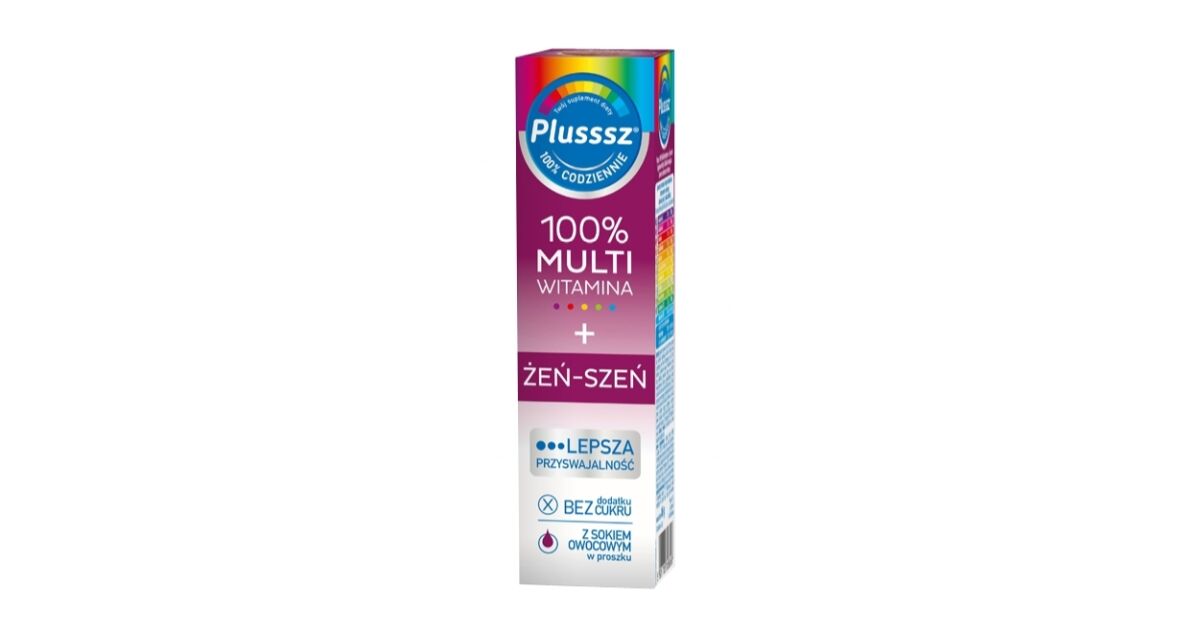 MultiVitamin Plusssz with Ginseng, 20 effervescent tablets MULTIVITAMIN ...