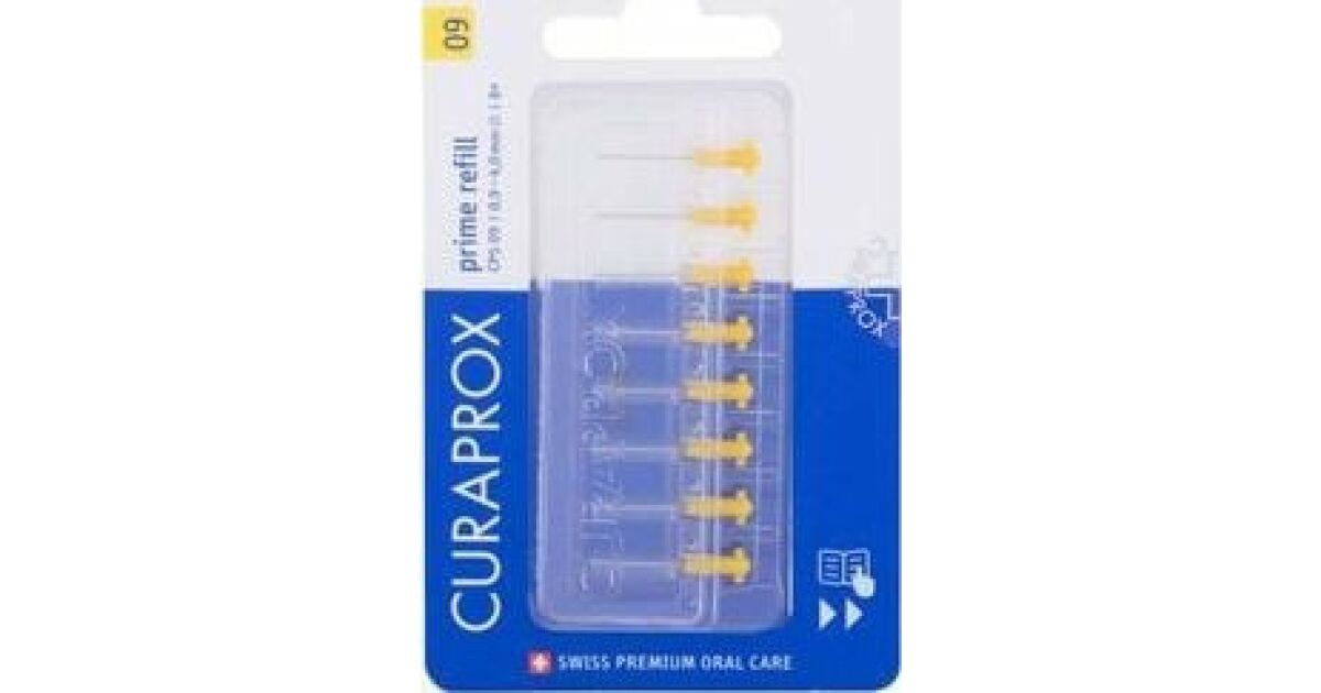 Curaprox, CPS 09Prime wkład, Szczoteczki międzyzębowe, 8 sztuk | Pepita.com