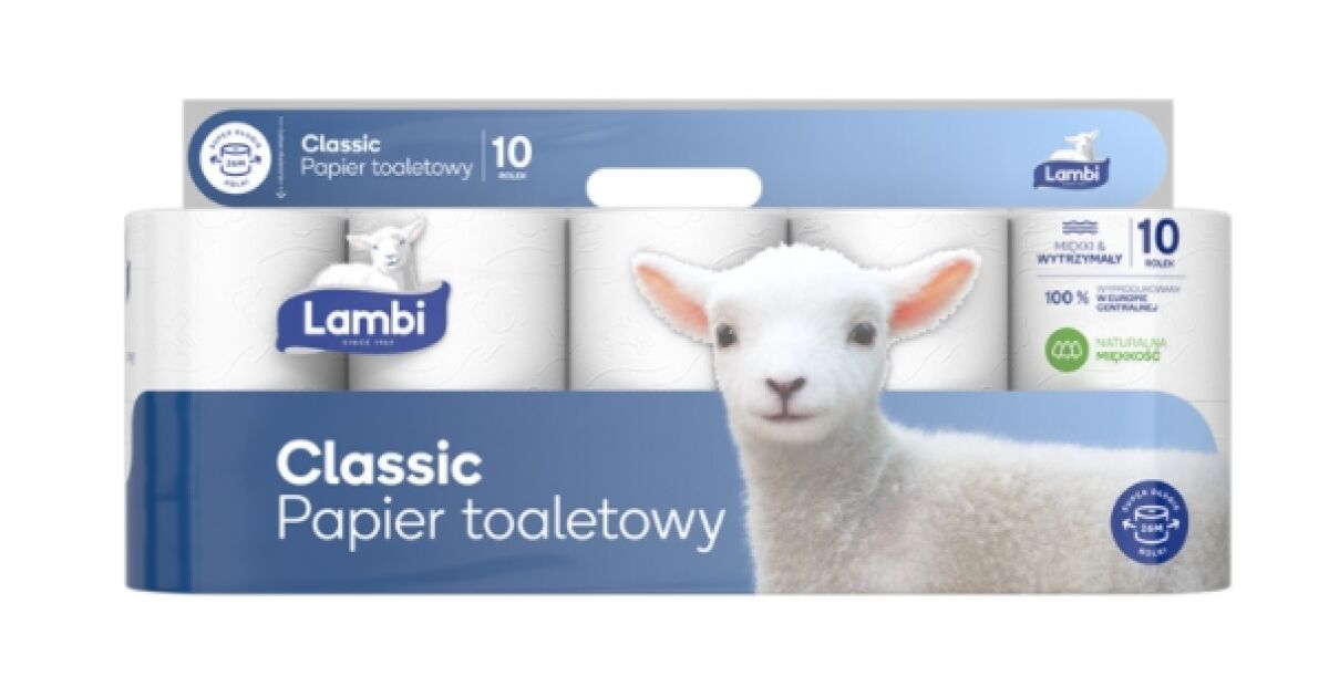 Lambi Klasszikus Design WC Papír Tekercsek, 10 db | Pepita.hu
