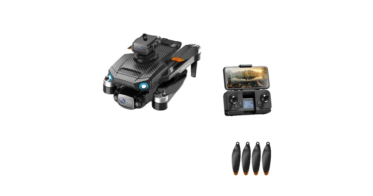 P8 Pro 8K Drone, 4K videó rögzítés, GPS navigáció, BK 8K GPS kettős 1B ...