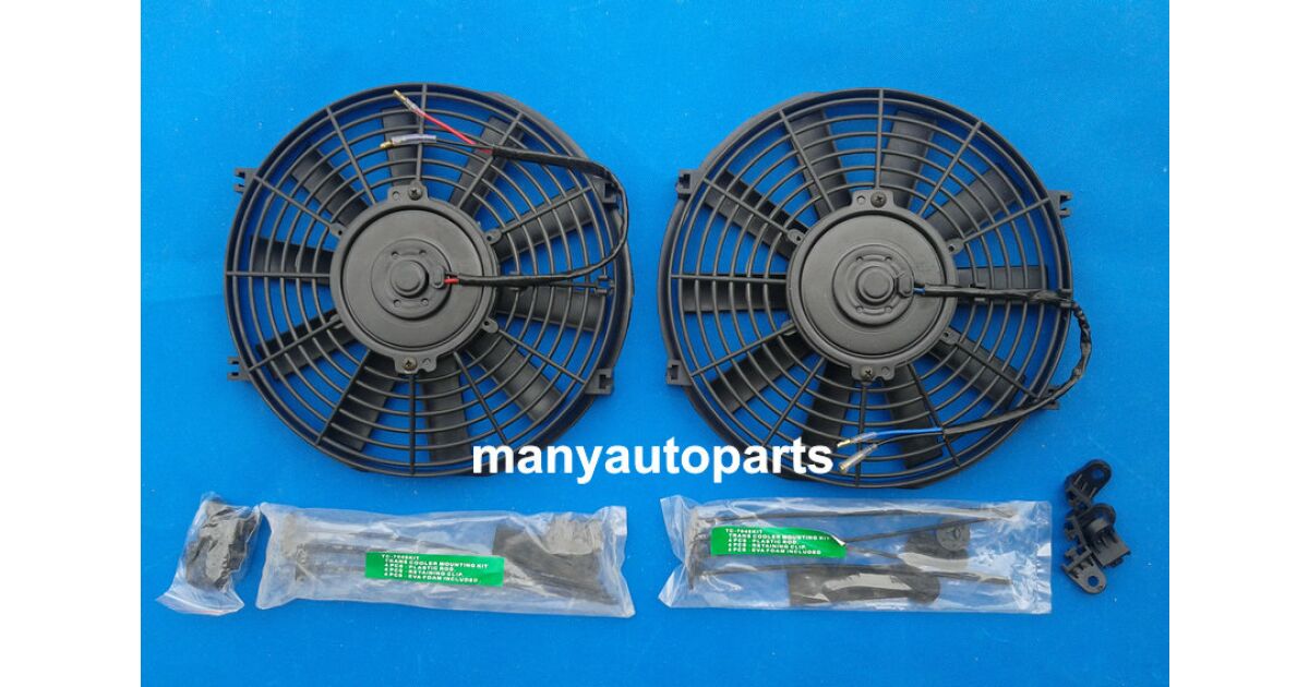 Radiator Cooling Thermo Fan, 16 Inch Size, 12V Universal Fit, Enhanced ...