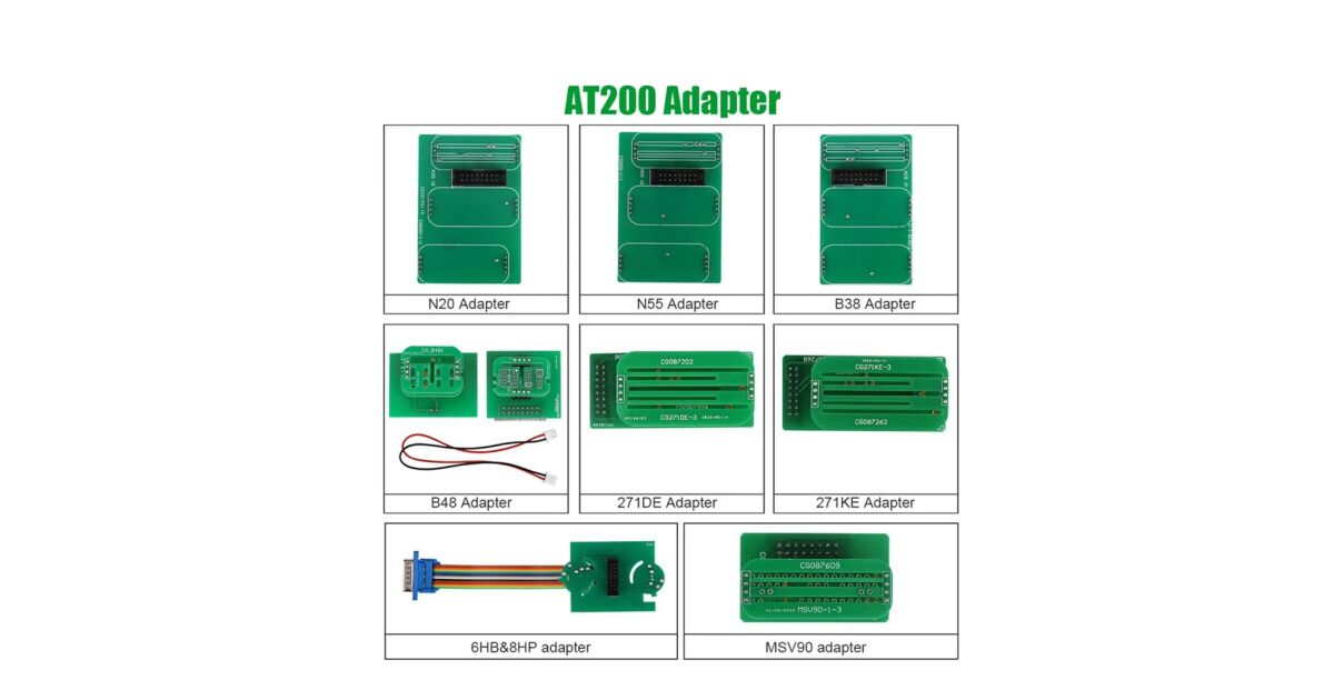 ECU Adapters for AT200 FC200, No Disassembly Needed, Wide Vehicle ...
