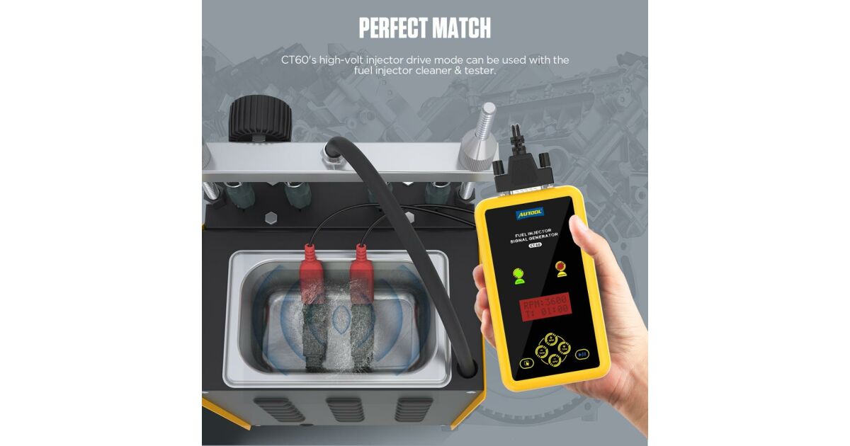 Injector Signal Generator, Super Pulse Signal Tester, Injector Flushing ...
