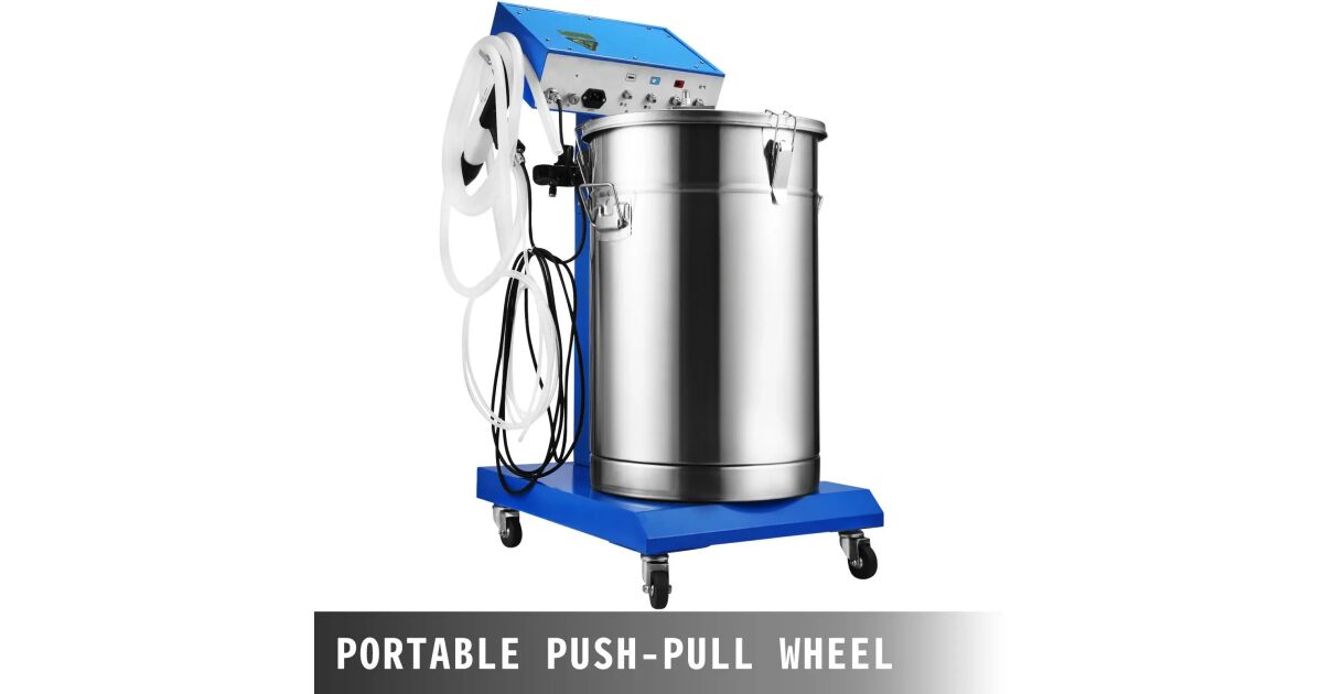 Electrostatic Powder Coating Machine, 50W Power, 450g/min Output, 45L ...