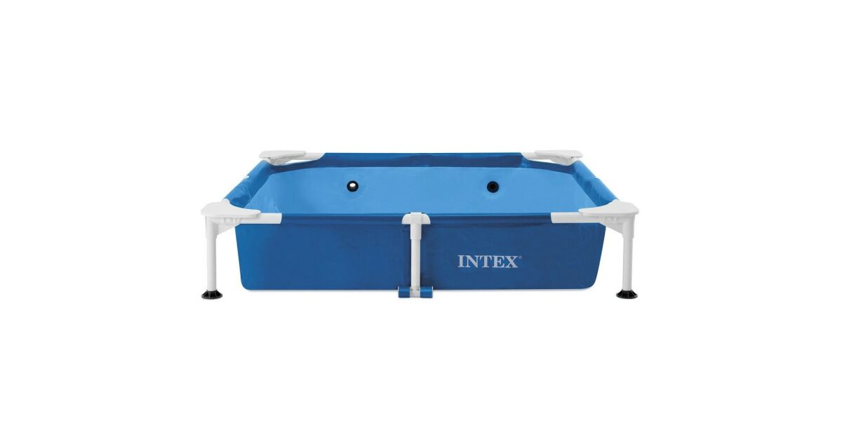 INTEX Square Frame Pet Pool Set kisállat medence szett, 152 x 152 x 30. ...