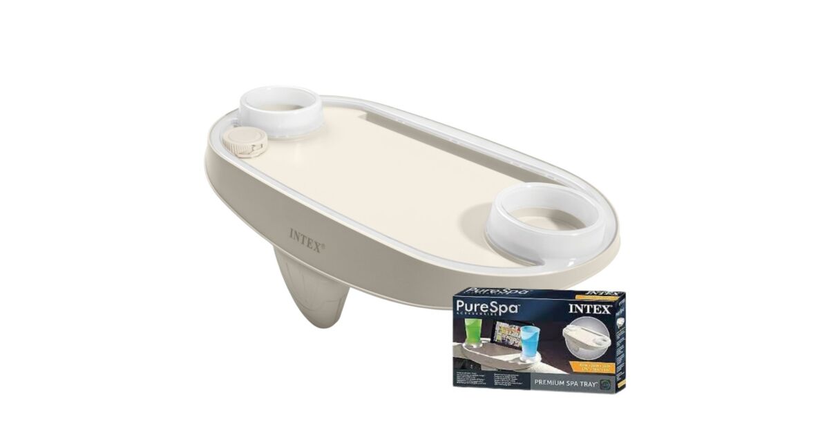 INTEX PureSPA jacuzzi pohártartó, LED világításal, telefon és tablet ...