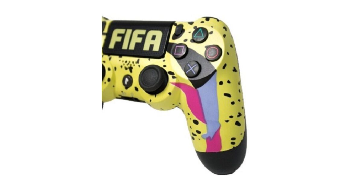 Controller Dualshock 4 v2 pentru PlayStation 4, Fifa VOLTA, Yellow ...