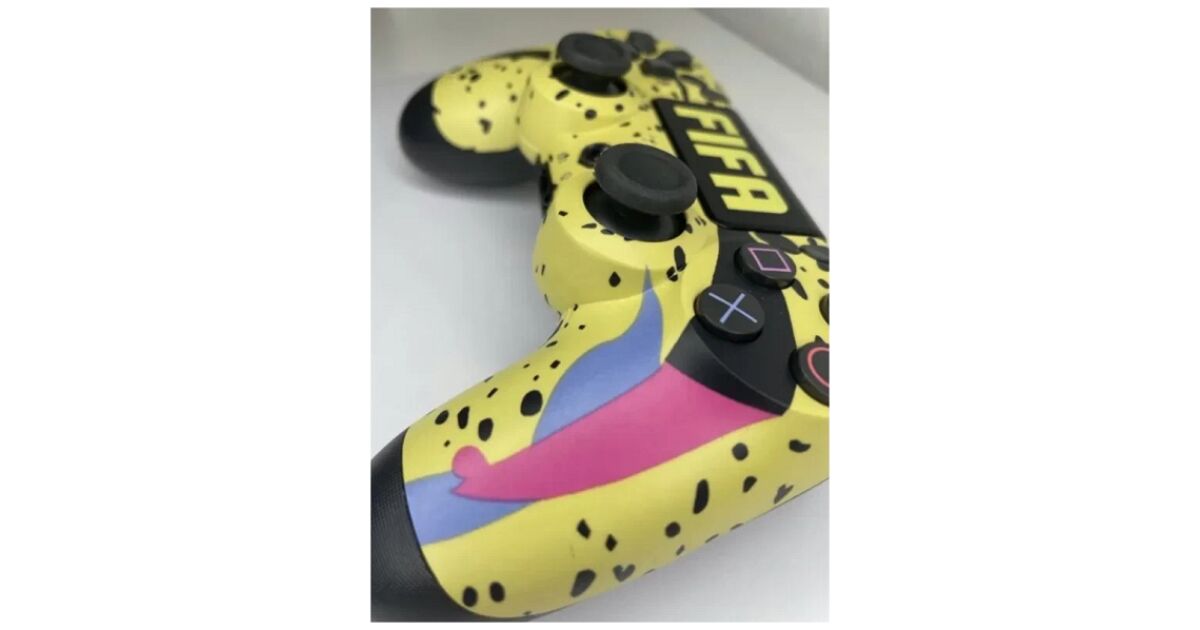 Controller Dualshock 4 v2 pentru PlayStation 4, Fifa VOLTA, Yellow ...