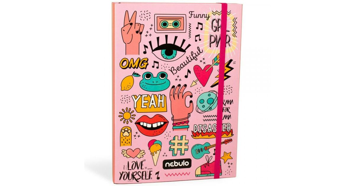 Cutie caiet Nebulo Girl Power A4 | Pepita.com