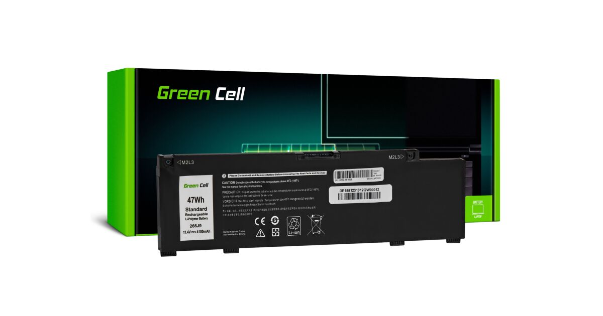 Baterie cu celule verzi 266J9 0M4GWP Pentru Dell G3 15 3500 3590 G5 ...