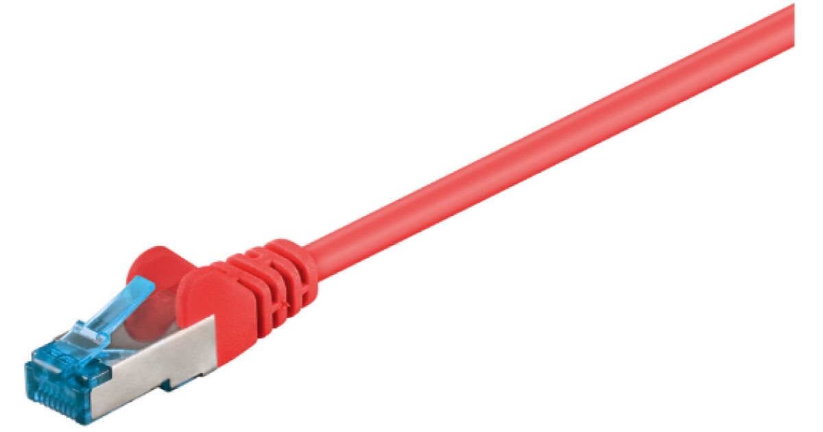 Cablu LAN Cablu Patch Cablu CAT 6A S/FTP roșu 5m | Pepita.com
