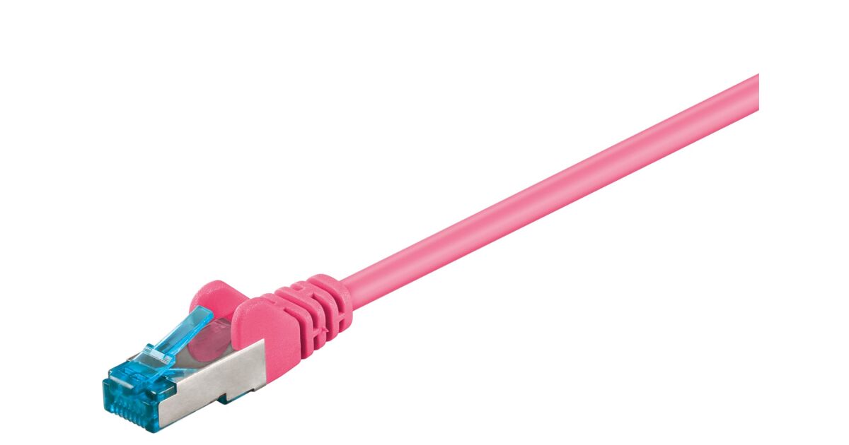 Cablu LAN Patchcord CAT 6A S/FTP roz 5m | Pepita.com
