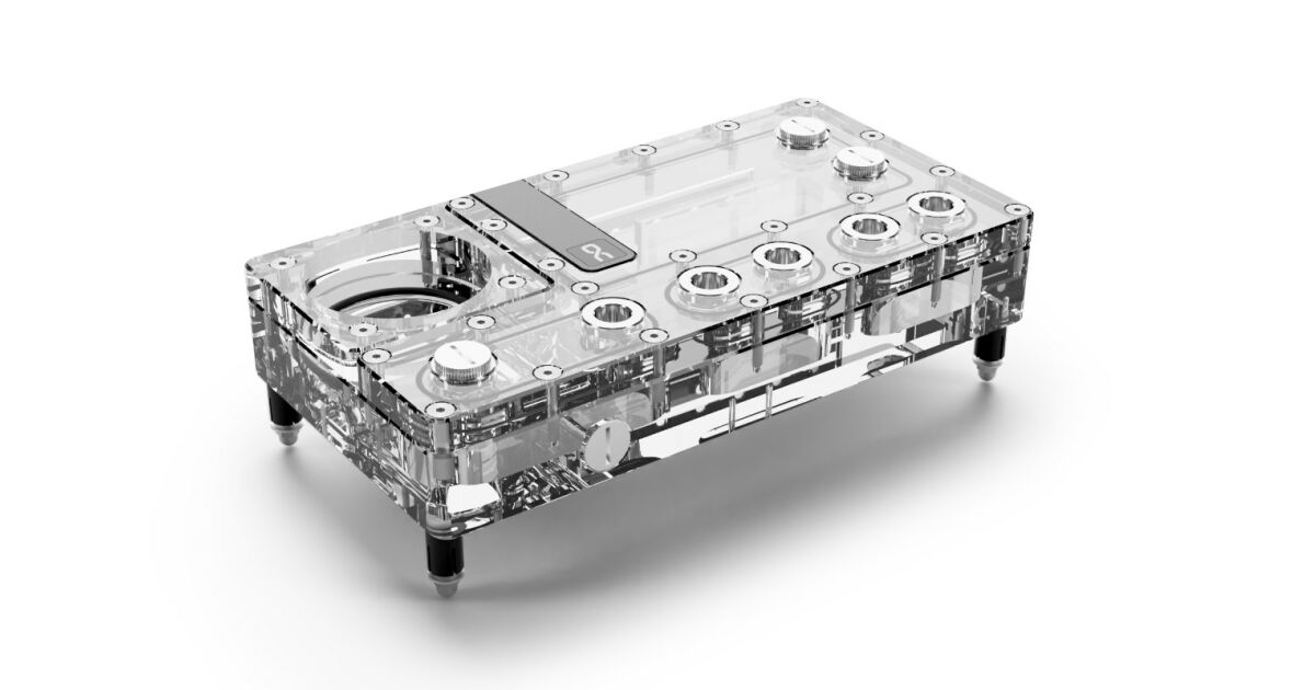 Alphacool Core Distro Plate 240 mm Rechts VPP/D5, ARGB - Acryl | Pepita.com