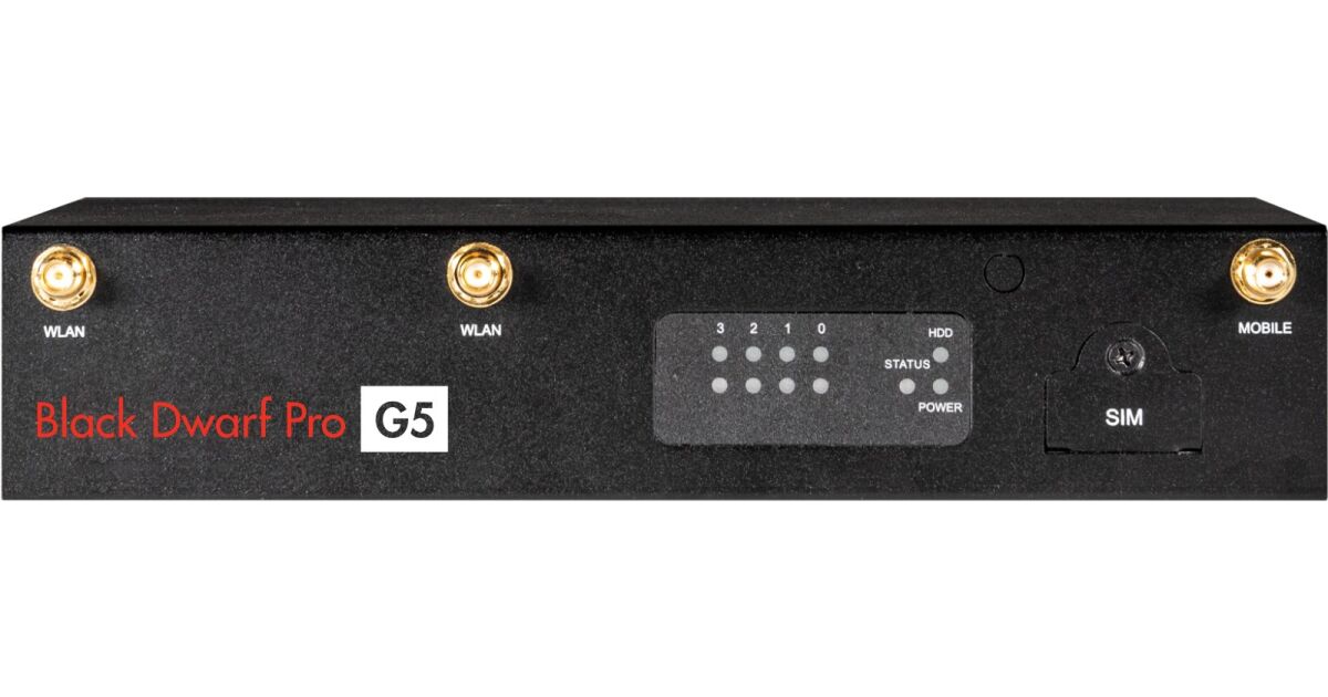 TERRA FIREWALL BLACK DWARF PRO G5 inkl. Securepoint Infinity-Lizenz UTM ...
