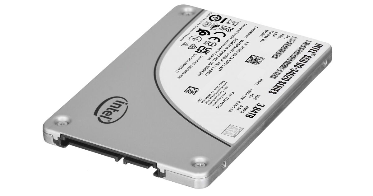 SSD 2.5 3.84TB Intel DC S4620 TLC SATA 3 Bulk Enterprise SSD für Server ...