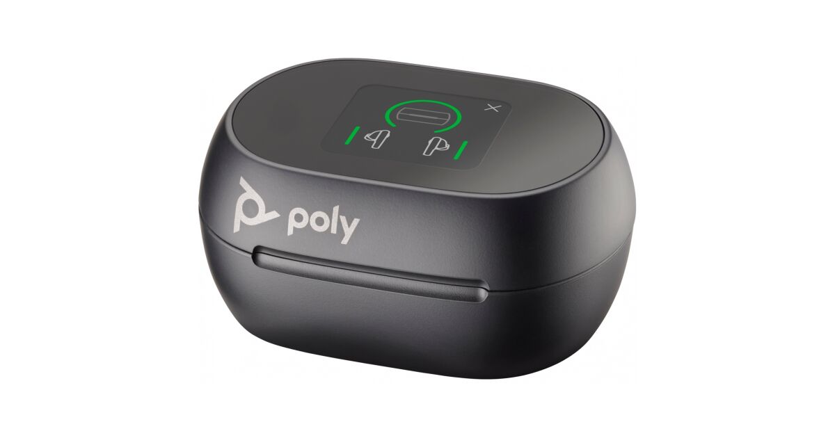 Căști Poly Voyager Free 60+ UC Negru Carbon+Adaptor USB-C BT700+Carcasă ...