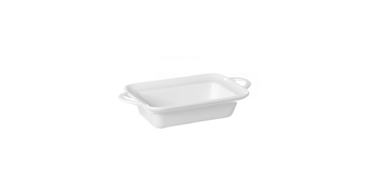 Vas aperitive / servire dreptunghiular, 12x19x5 cm, portelan super ...