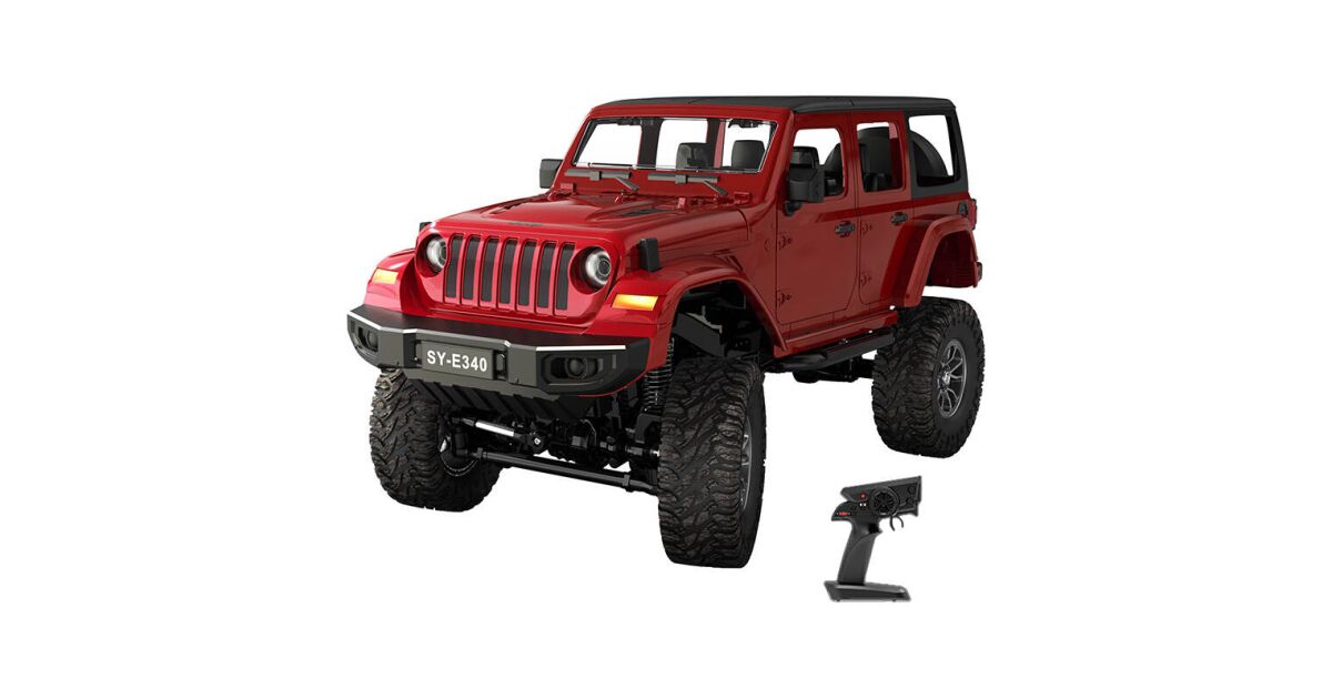 Remote-controlled car 1:14 Double Eagle (red) Jeep Crawler Pro E340-003 | Pepita.hu