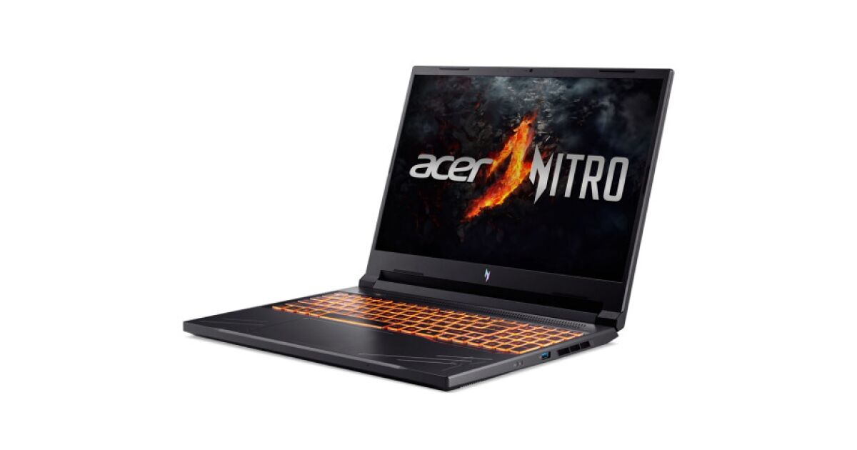 Acer Nitro V - ANV16-41-R7ET, gamer laptop, 16, Ryzen 5, 16 GB, Nvidia ...