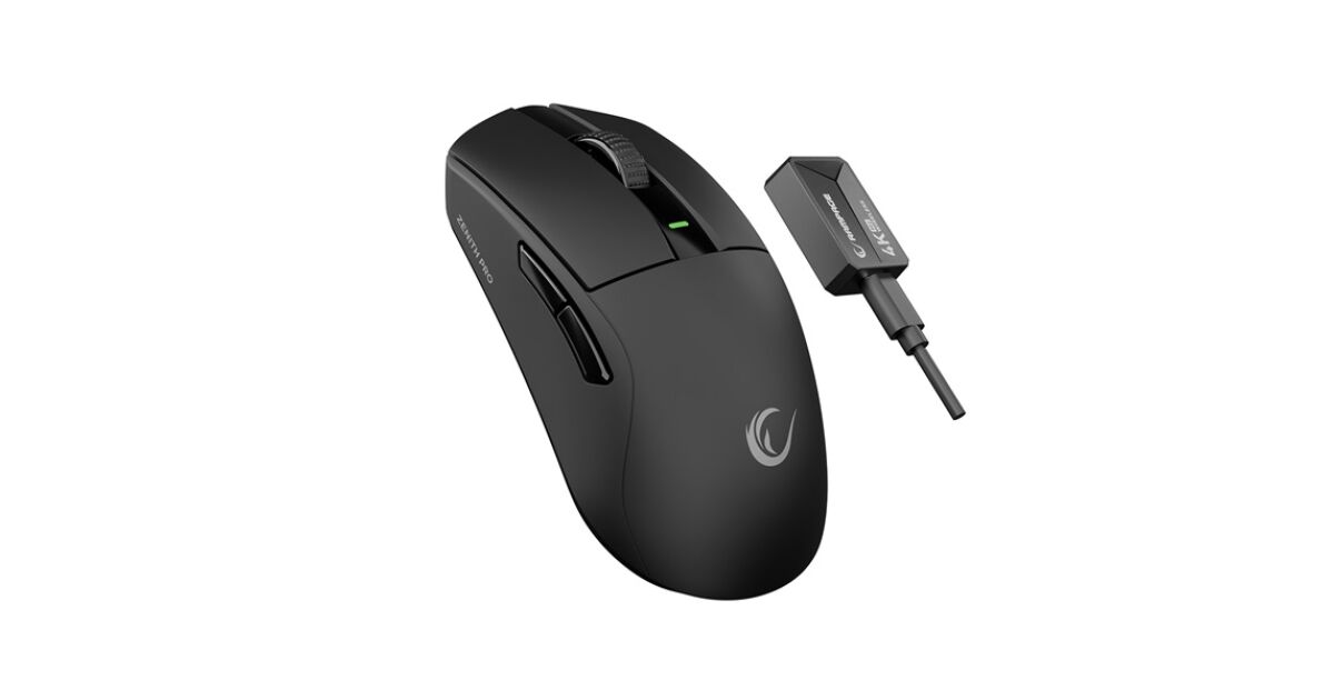 Mouse fără fir Rampage ZENITH PRO Pixart PAW3395 RGB | Pepita.com