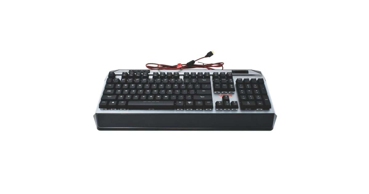 Patriot Memory Viper V765 104 gomb, USB, angol fekete-ezüst mechanikus ...