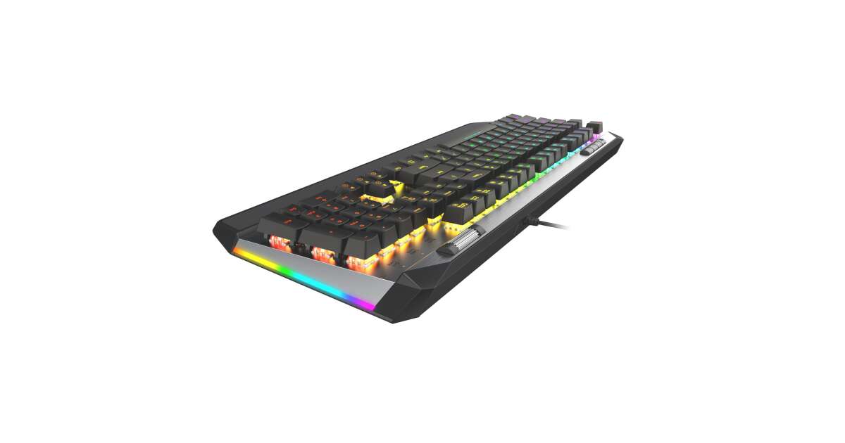 Patriot Memory Viper V765 104 gomb, USB, angol fekete-ezüst mechanikus ...