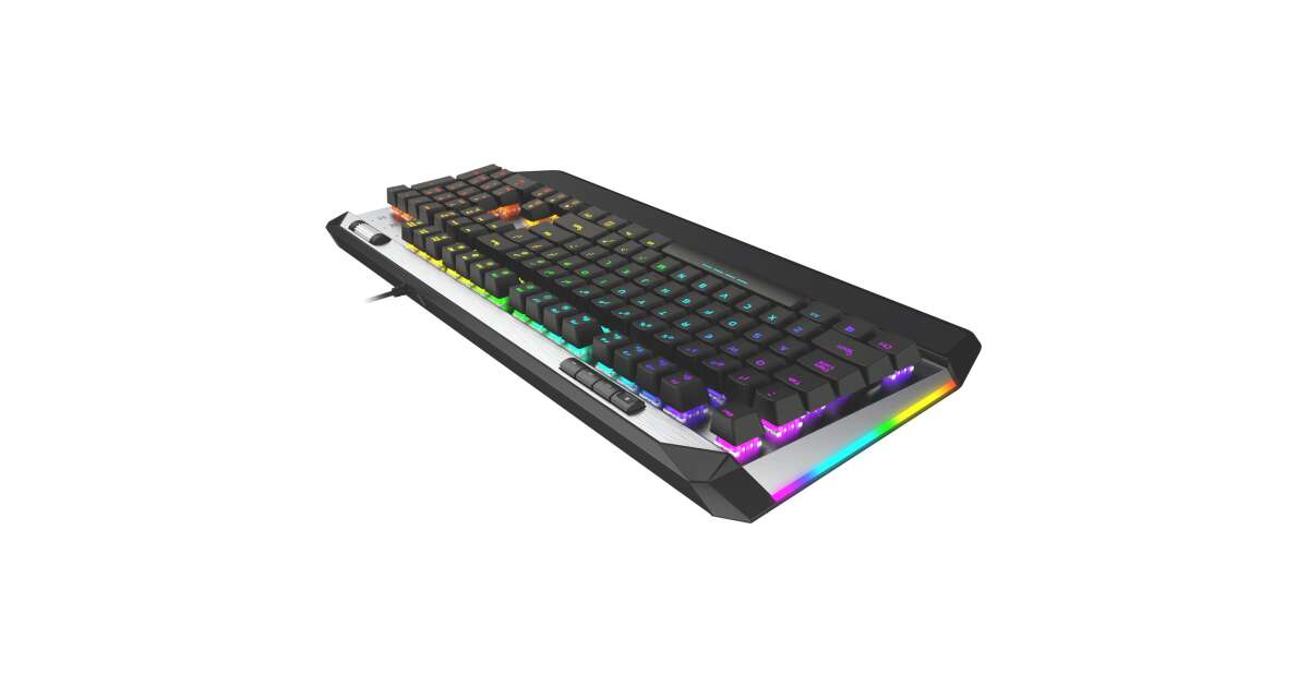 Patriot Memory Viper V765 104 gomb, USB, angol fekete-ezüst mechanikus ...